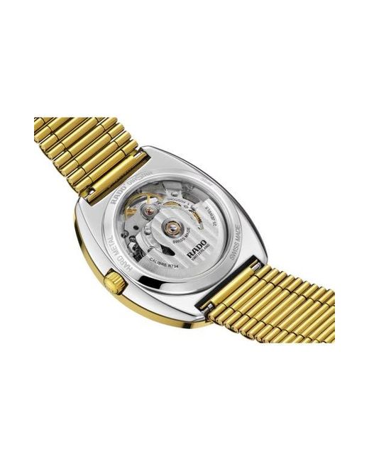 Rado Diastar Original Skeleton Open Heart Automatic Bracelet Watch, 35Mm in Metallic | Lyst