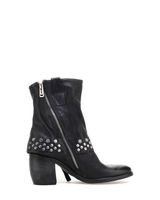A.s.98 Rayne Foldover Shaft Boot in Black | Lyst