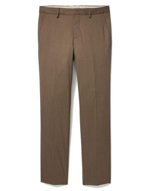 Bonobos Jetsetter Stretch Wool Suit Pants in Natural for Men | Lyst