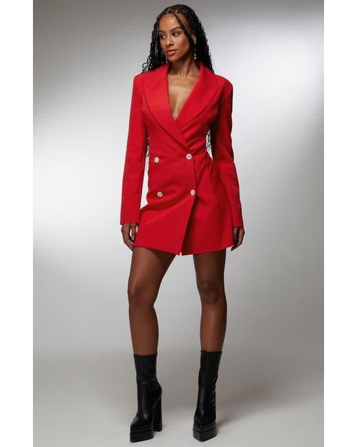 bebe X Ciara X Ciara Bold Blazer Dress in Red | Lyst