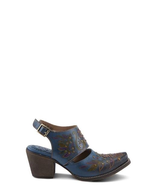 Spring Step Devika Stud Slingback Pump in Blue | Lyst