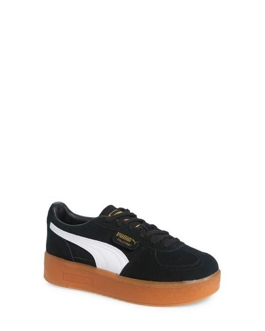 PUMA Palermo Elevata Platform Sneaker in Black | Lyst