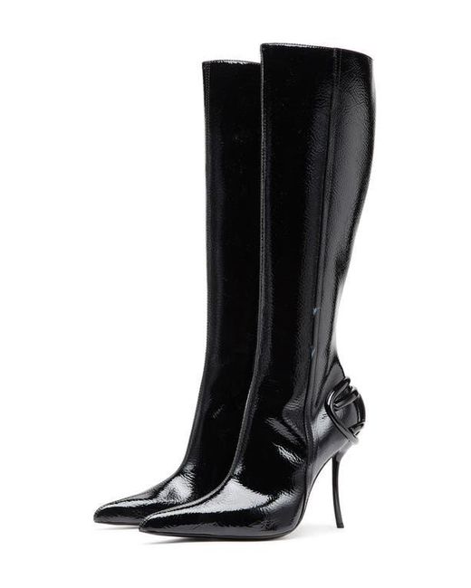 DIESEL Ten Half Pointed Toe Boot in Black | Lyst