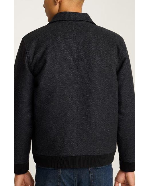 Bonobos The Italian Wool Blend Bomber Jacket in Black for Men | Lyst