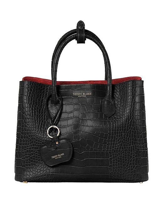Teddy Blake Vanessa Croco 12 in Black | Lyst