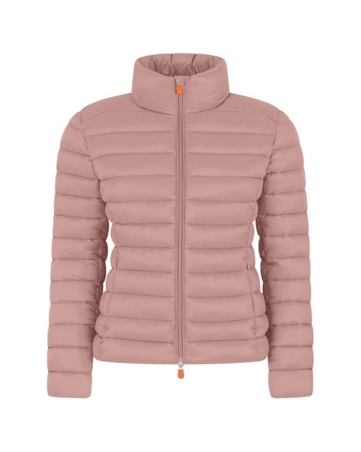 Save The Duck Synthetic Carly Recycled Nylon Puffer Jacket in Blush ... Save The Duck Synthetic Carly Recycled Nylon Puffer Jacket in Blush ...