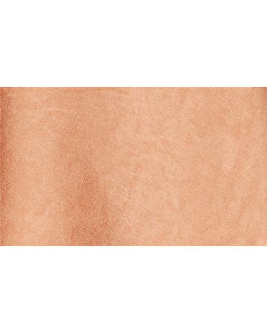 Carolina Herrera Half Circle Satin Midi Skirt in Brown | Lyst