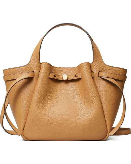 Tory Burch Small Romy Tote in Brown | Lyst