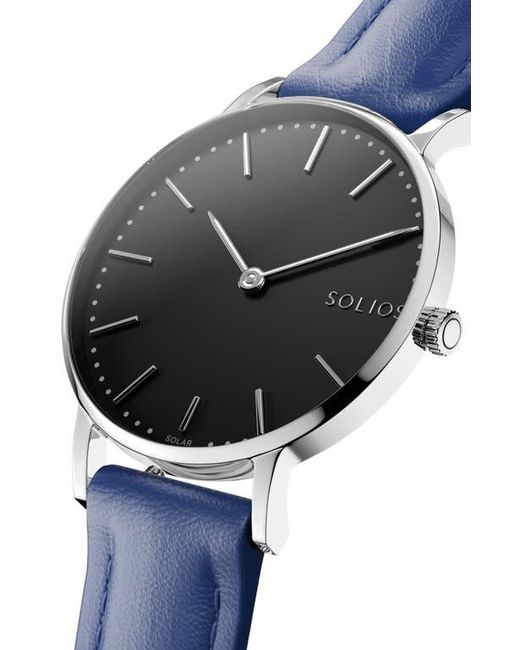 Solios Watches The Solar Classic in Blue | Lyst