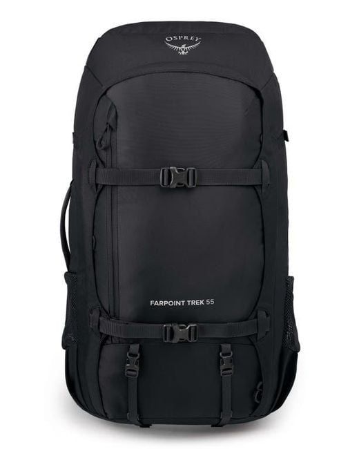 Osprey Farpoint Trek 55-Liter Backpack Luggage in Black | Lyst