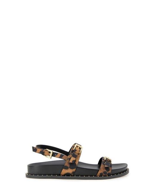 Kenneth Cole Drinity Flat Slingback Sandal in Brown | Lyst