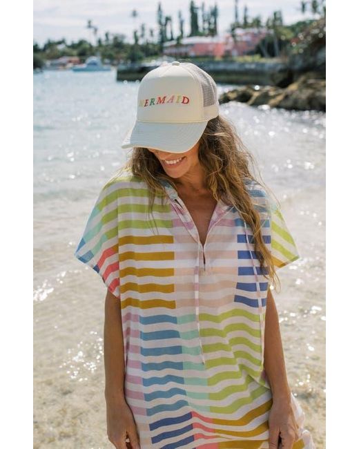 SUNSHINE TIENDA Mermaid Trucker Cap in Natural | Lyst