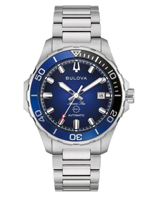 Bulova Marine Star Series B Bracelet Watch, 41Mm in Gray for Men | Lyst