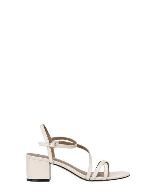 BOSS Emberlyn Ankle Strap Sandal in Natural | Lyst