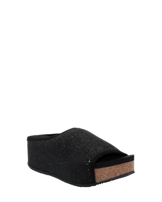 Volatile Festina Platform Slide Sandal in Black | Lyst