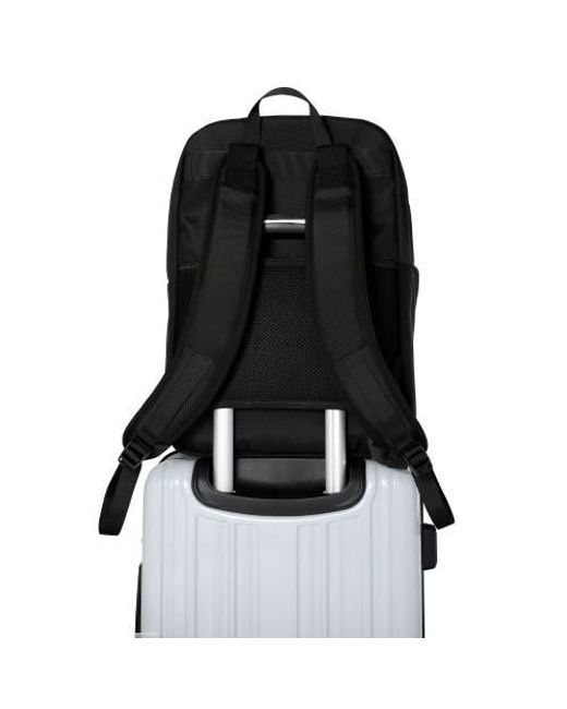 Members Only Travel Work Backpack With Computer Slot in Black for Men ...