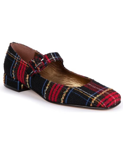 Penelope Chilvers Plaid Mary Jane in Red | Lyst