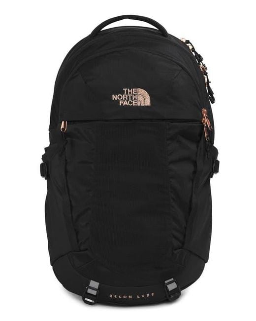 The North Face Recon Luxe Backpack in Black | Lyst
