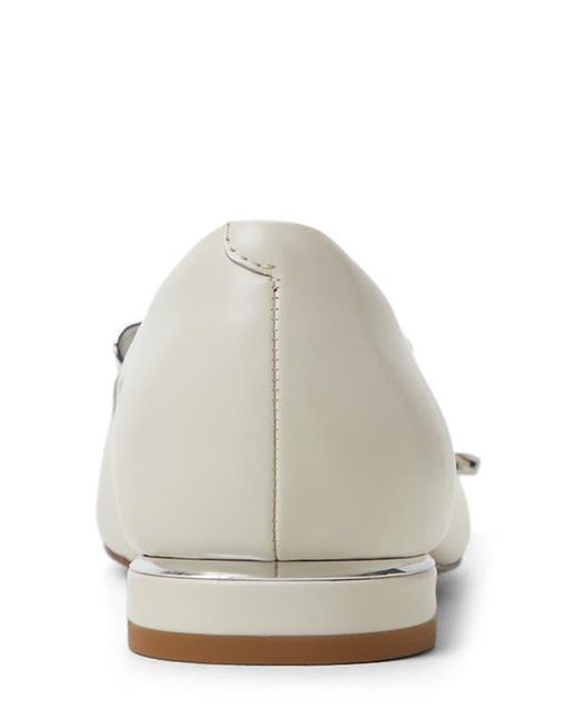 Ted Baker Daria Bow Flat in Natural | Lyst