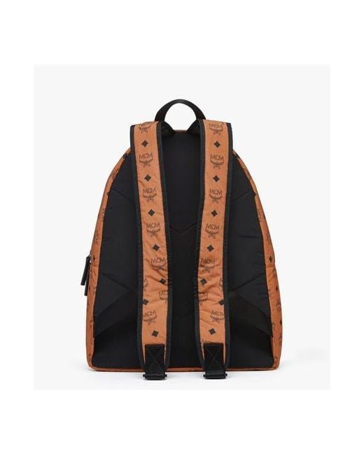 MCM Stark Packable Backpack in Brown | Lyst