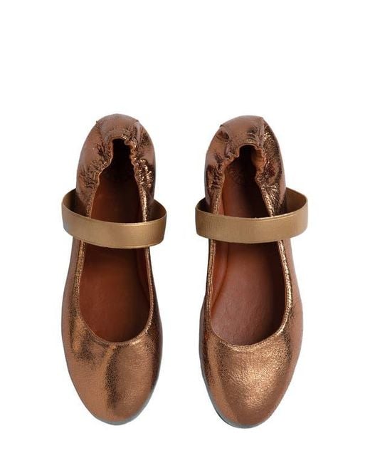 Penelope Chilvers Rock And Roll Mary Jane Flat in Brown | Lyst