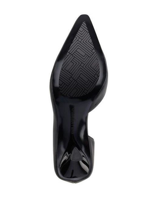 Karl Lagerfeld Kipton Half D'Orsay Pump in Black | Lyst