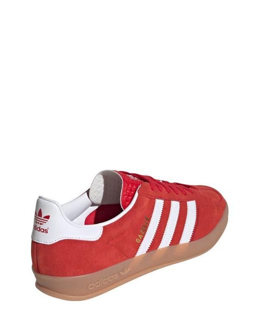 adidas Gazelle Indoor Sneaker in Red for Men | Lyst