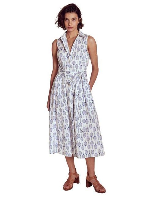 Boden Amy Sleeveless Cotton Shirtdress in White | Lyst