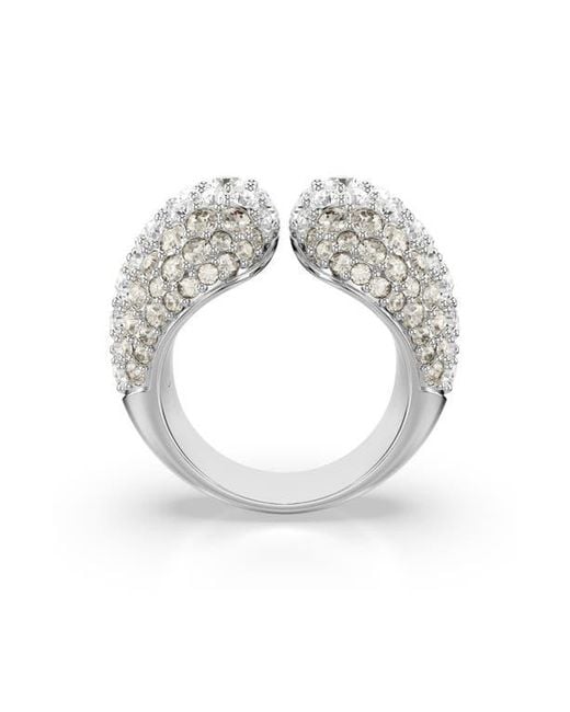 Swarovski Sublima Pavé Crystal Split Ring | Lyst