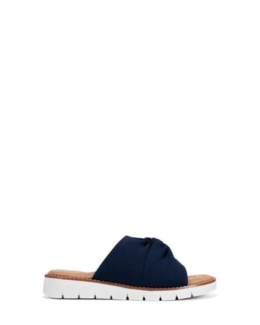 Easy Spirit Josy Platform Slide Sandal in Blue | Lyst