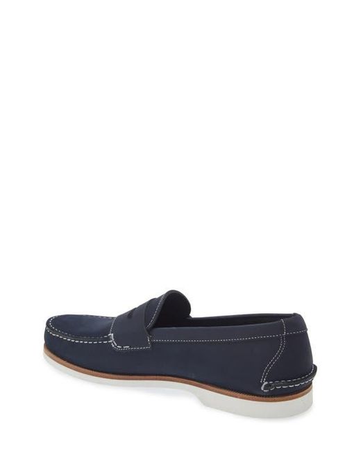 J.M. Weston Bateau Water Resistant Penny Loafer in Blue for Men | Lyst