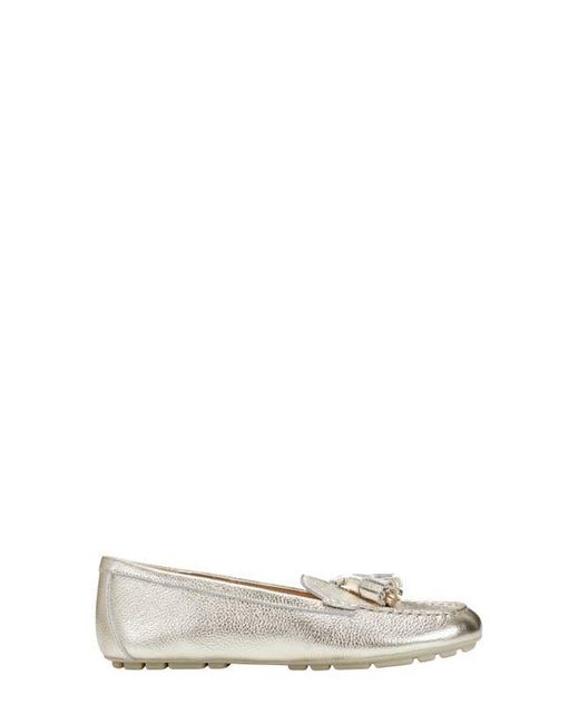 Marc Fisher Layney Driving Loafer in White | Lyst