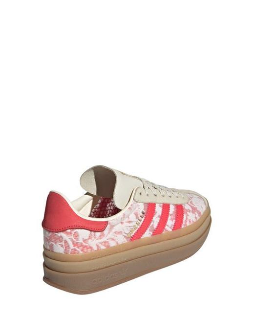 adidas X Liberty London Gazelle Bold Platform Sneaker in Pink | Lyst