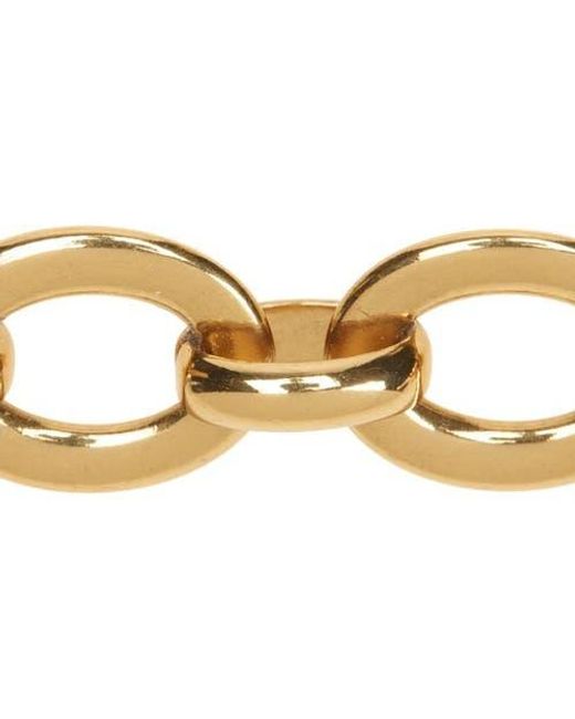 Chloé Script Logo Chain Belt in Metallic | Lyst