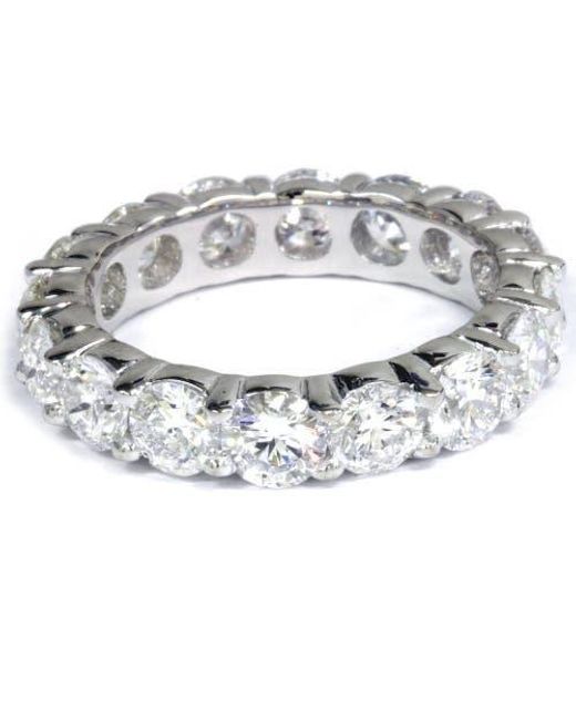 Bliss Diamond 5Ct Diamond Eternity Ring 14K Lab Grown Stackable Band in ...