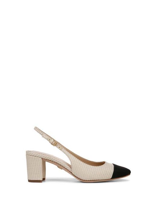 Veronica Beard Cap Toe Slingback Pump in Natural | Lyst