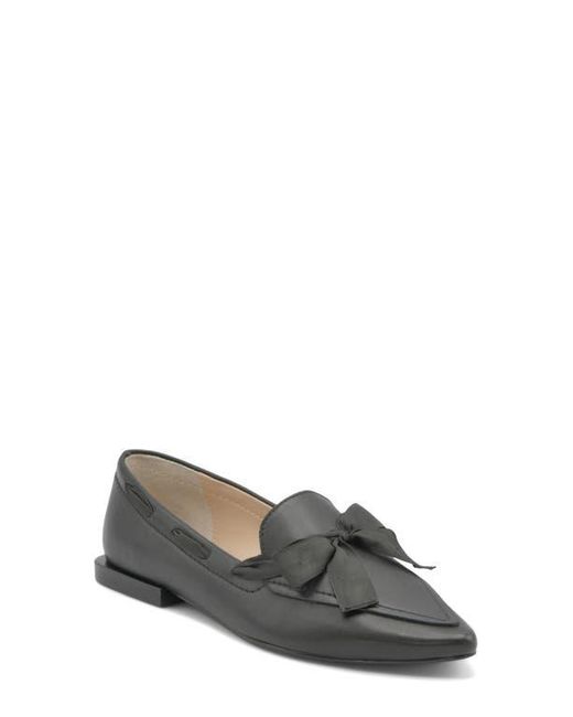 Charles David Izzi Pointed Toe Flat in Gray | Lyst