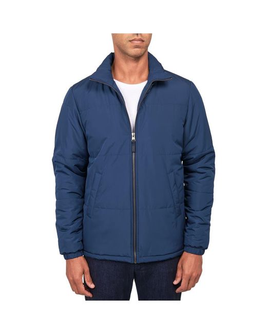 Con.struct Solid Puffer Jacket in Blue for Men | Lyst
