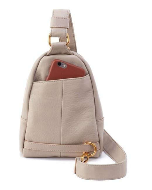 Hobo International Fern Leather Sling Bag in Natural | Lyst