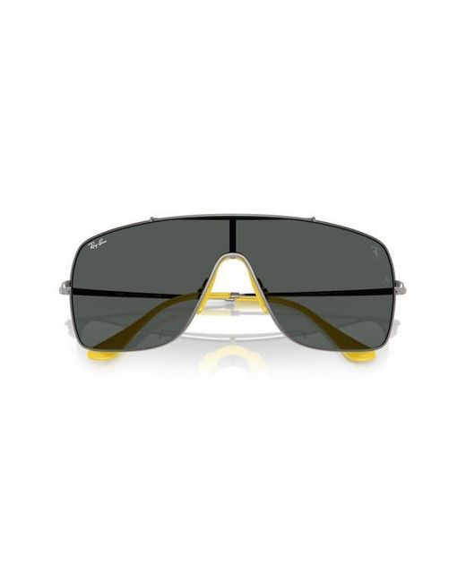 Ray-Ban 56Mm Scuderia Ferrari Wrap Shield Sunglasses in Green for Men ...