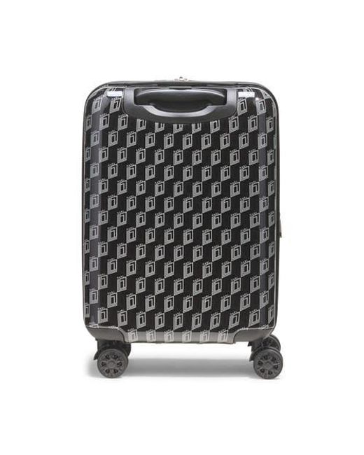 KARL LAGERFELD Bon Voyage 21 Upright Carry On Suitcase in Black | Lyst
