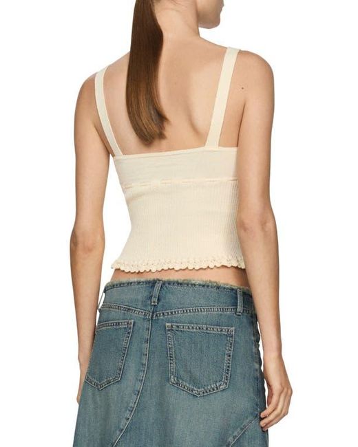 Mango Lovi Sweater Tank in Blue | Lyst