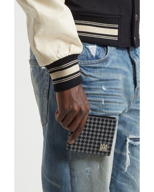 Amiri Ma Quad Coated Canvas Bifold Wallet in Black for Men | Lyst