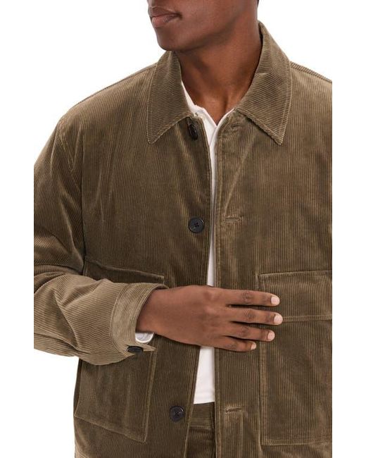 Theory Perfect Corduroy Button-Up Jacket in Brown for Men | Lyst