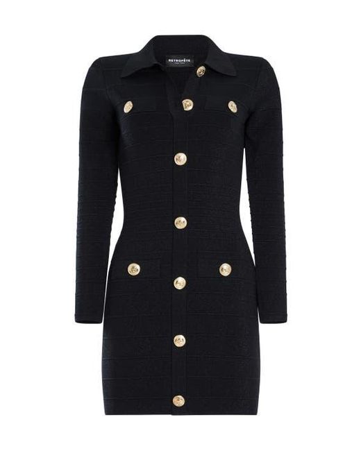 retroféte Maggie Bandage Dress in Black | Lyst