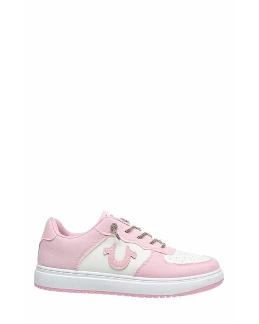 TRUE RELIGION Ladies Allison Logo Sneaker in Pink | Lyst