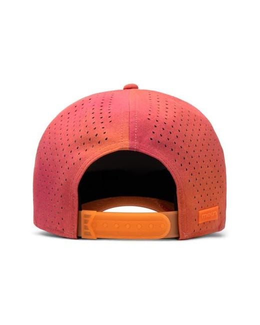 Melin A-Game Hydro Performance Snapback Ball Cap in Red for Men | Lyst
