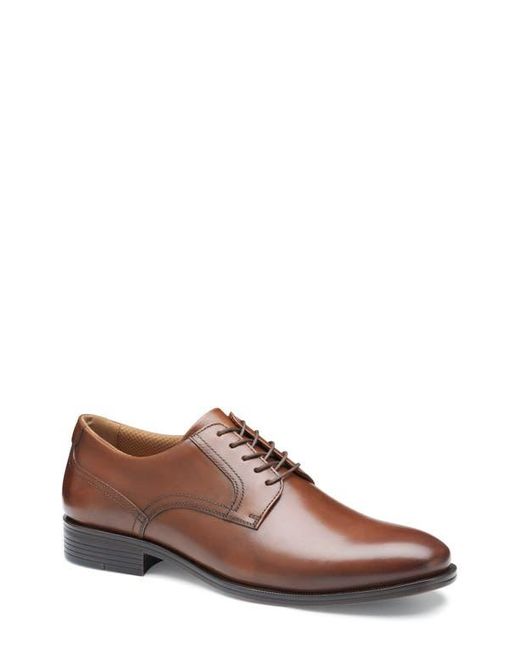 Johnston & Murphy Reeve Plain Toe Derby in Brown for Men | Lyst