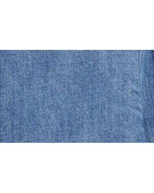 Treasure & Bond Peter Pan Collar Denim Jacket in Blue | Lyst