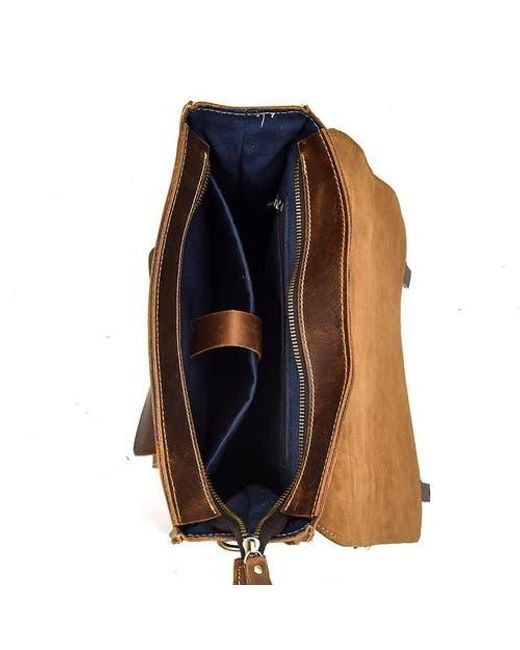 Steel Horse Leather The Vali Backpack in Brown | Lyst